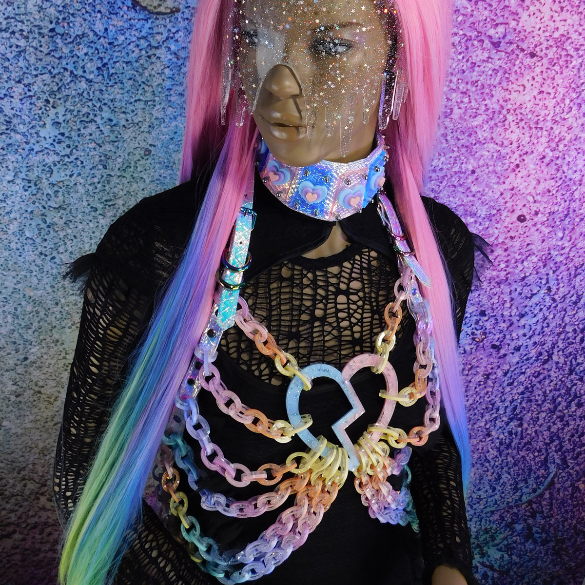 Hologram Glitter Pastel Heart-breaker Top ::2-6 Weeks Ship ...