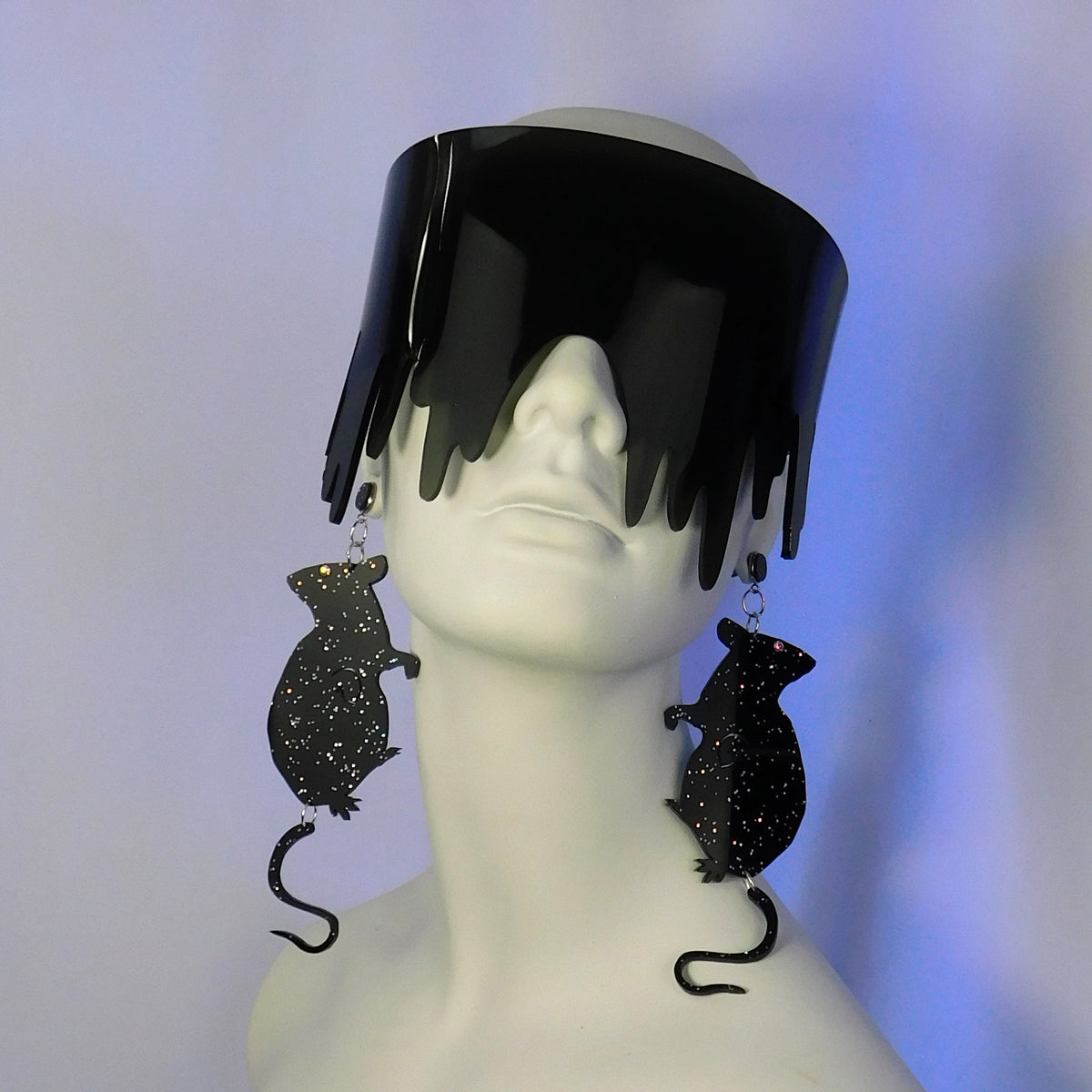 Black Drippy Slime Visor – yokaicandy.com